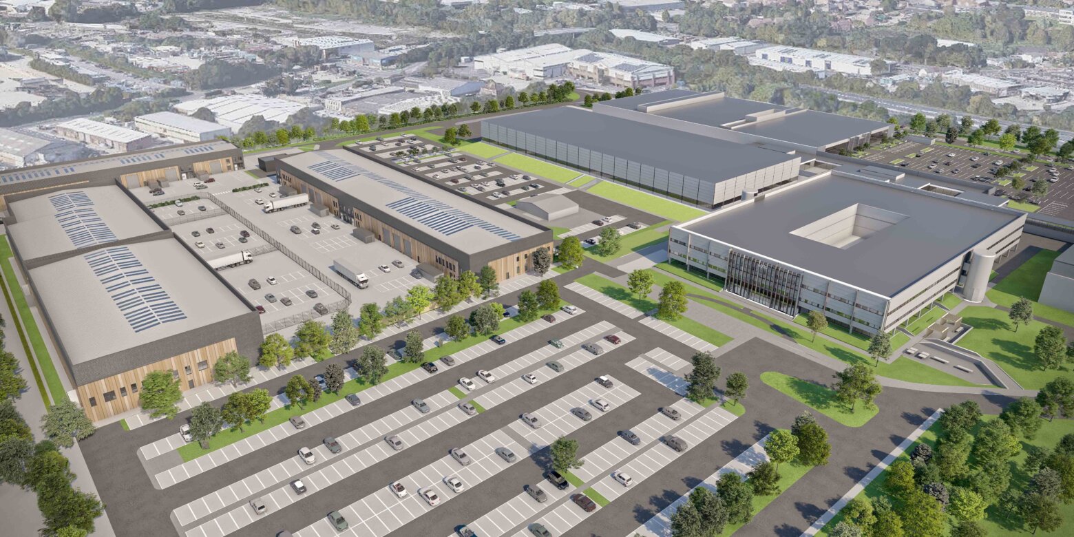 New industrial warehousing at Langstone Technical Park, Havant - AWW